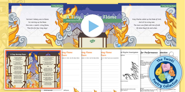 'A Tiny, Burning Flame' – Great Fire of London Rhyming Poem